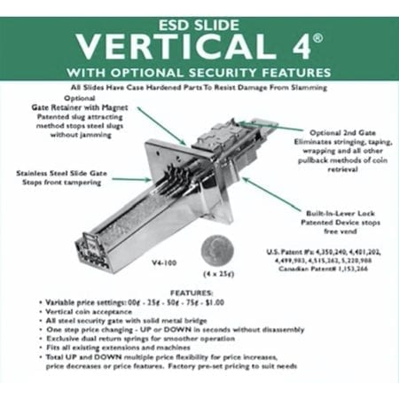 ESD Vertical 4 Coin Slide | Games For Fun