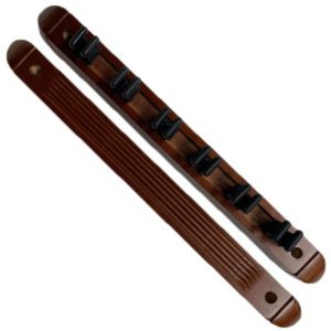 Two Piece Pool Cue Wall Rack